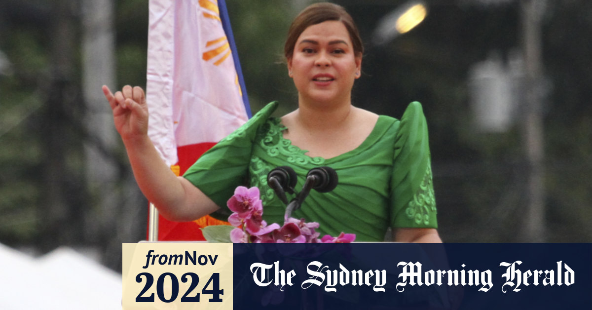 Philippines politics: Sara Duterte threatens to have President Ferdinand Marcos Jr assassinated ...